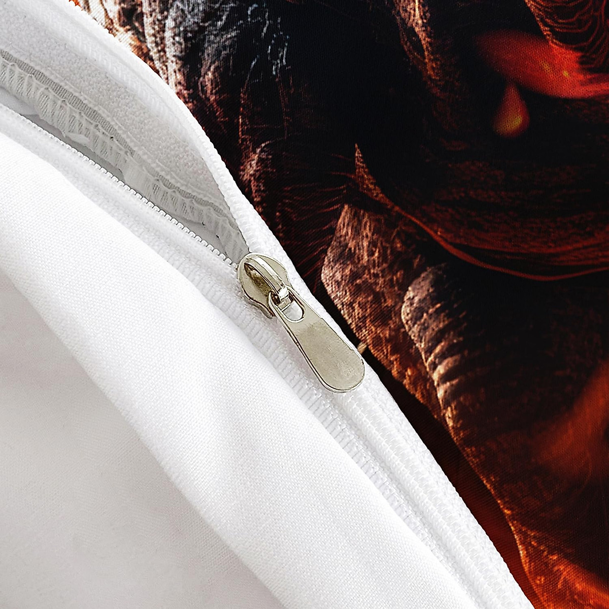 AILONEN 3D Basketball Duvet Cover Set Full Size, Fire Basketball Duvet Cover,3D Dragon Roar Bedding Set,Basketball Frames Comforter Cover,1 Quilt Cover and 2 Pillowcases,3 PCS