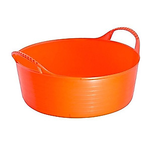Red Gorilla Mini Flexible Shallow Tubtrug (10.5 pints) (Orange)