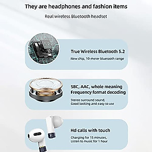 MUMICO TWS-Games Bluetooth Earbuds - P11 Wireless Headphones with Digital Display/Cool Scissors Door/Low Delay/360 ° Stereo Audio/Support Dual Host Connection - Headsets for Game Sports