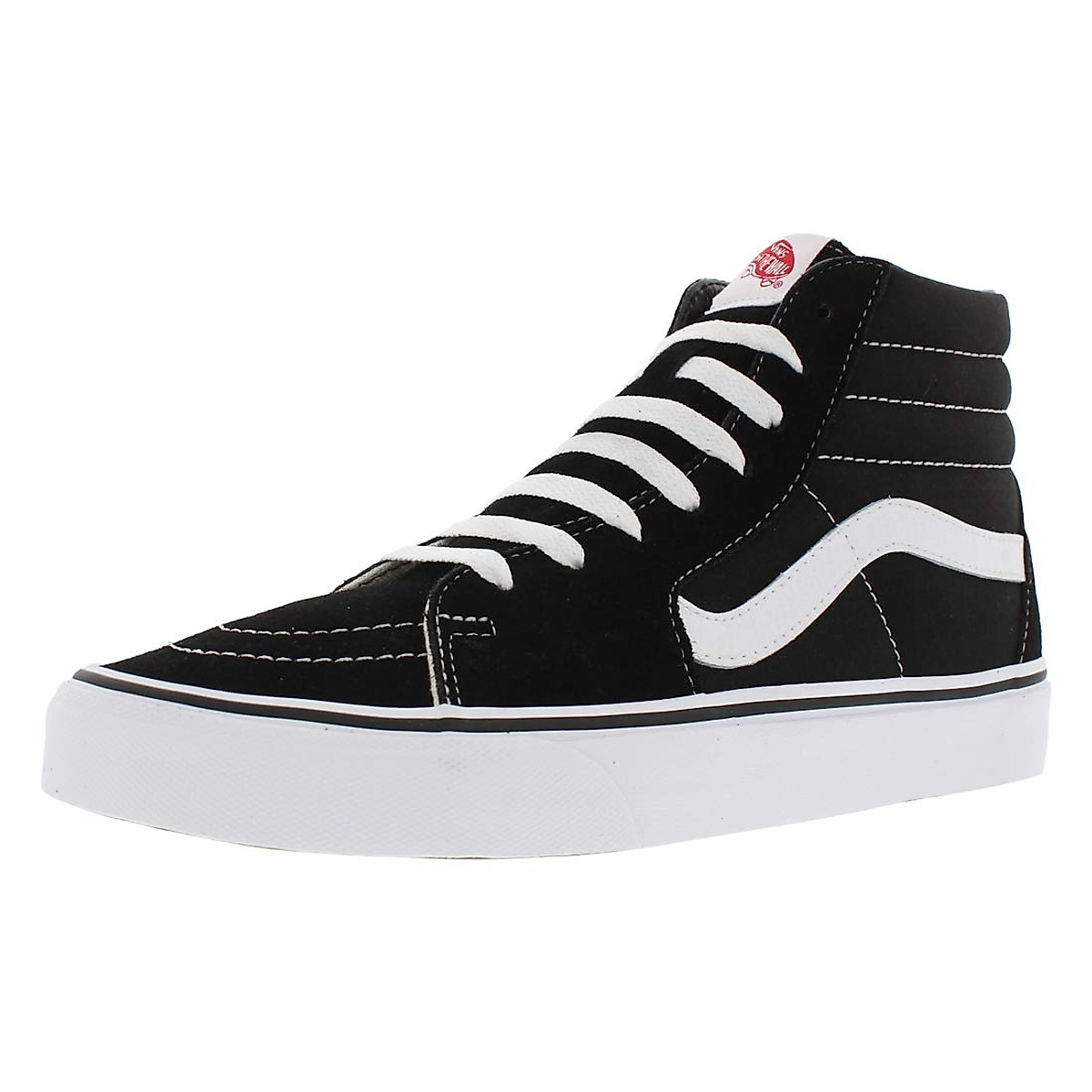 Vans Women's UA Sk8 High Top Sneakers, Black/Black/White, 10 Medium US