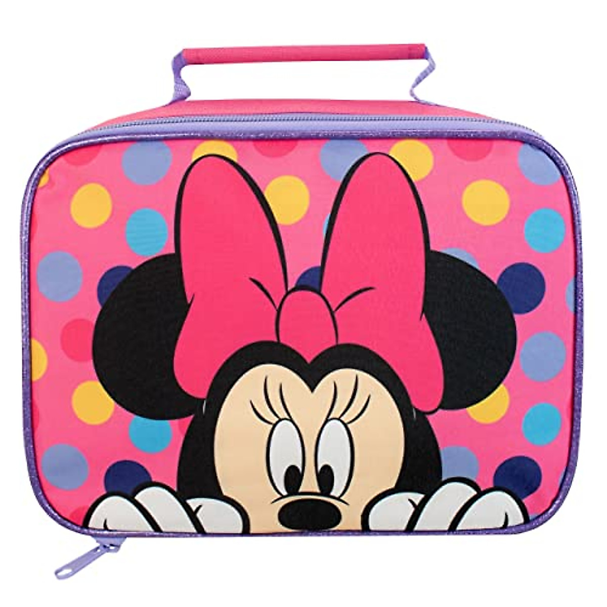 Disney Kids Backpack and Lunchbag Set Pink Minnie Mouse
