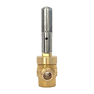 Endurance Pro WR-GV Wok Gas Valve with Handle for Commercial Wok Range, CSA Approved, 1/2" NPT X 1/2" NPT 1/2 PSI, For Jade 4418600000, Imperial 16201620