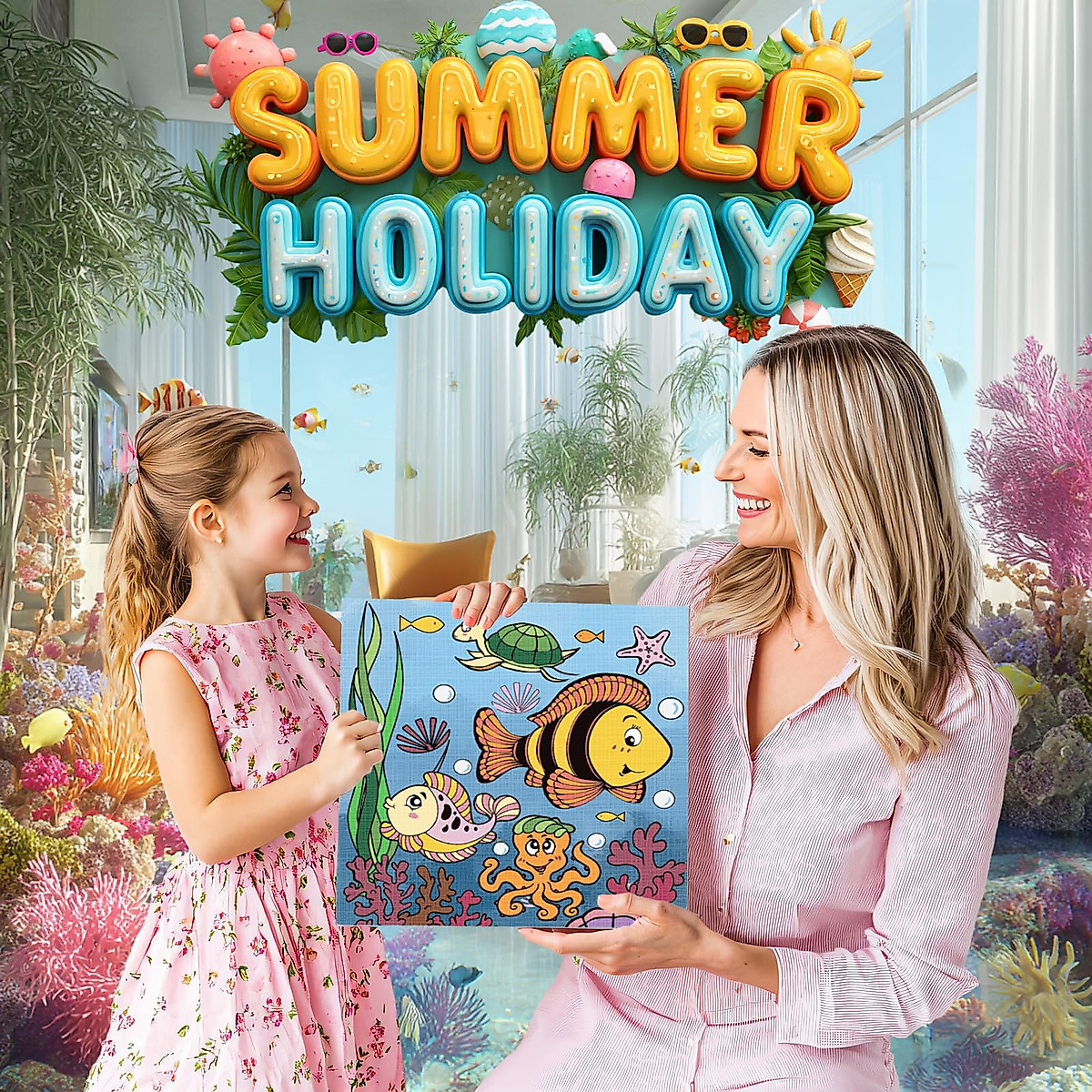 3 Pack Paint by Numbers for Kids Ages 8-12, Pre-Printed Acrylic Oil Painting, Includes (8x10, 8x9, 8x8 inch) Framed Canvas with 30 Acrylic Paint Pots, 5 Brushes for Kids, Art Supplies for Kids 9-12