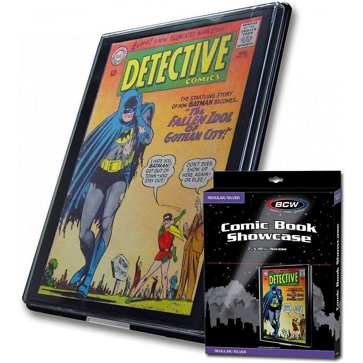 BCW Comic Book Showcase Frame - 1 Pack| Current/Modern Age Comic Book Display Frame | Comic Book Showcase Display Case | Comic Book Holder Picture Frame | Comic Book Frames for Wall