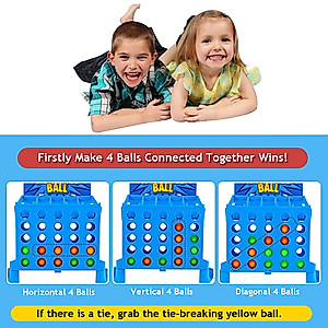 YEIBOBO ! Bounce Balls Shots Game Bounce 4 in a Row