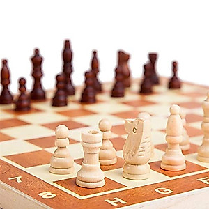Chess Set Foldable Board Chess Game Travel Portable Chess Set International Chess Set Playing Gift for Kids Child Chess Game Board Set