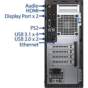 Dell Optiplex 7040 Mini-Tower Desktop PC, Intel Quad-Core i7-6700 4.0 GHz, 8GB RAM, 256GB NVMe SSD, HD Graphics 530 4K, DisplayPort, HDMI, AC Wi-Fi, Bluetooth - Windows 10 Pro (Renewed)