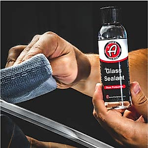Adam's Glass Sealant 2.0 4oz - Super Concentrated, Easy Application - Water Simply Rolls Off Treated Surfaces - Designed to Bead Water and Keep Glass Clean