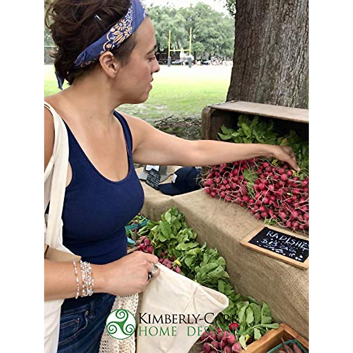 ZERO WASTE ORGANIC COTTON MESH REUSABLE PRODUCE BAG SET | Premium Washable Bags for Fresh Fruits & Vegetables | Compostable, Biodegradable | Sustainable Alternative to Plastic Bags | 4 Sizes | 7 Bags