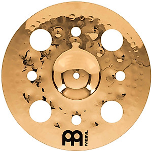 Meinl 12" Trash Splash Cymbal with Holes - Classics Custom Brilliant - Made In Germany, 2-YEAR WARRANTY (CC12TRS-B)