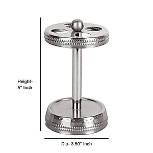 NuSteel HS-3456-SET4 Soap Dish Tooth Brush Holder Tumbler & Lotion Pump Hudson Set 4 Piece