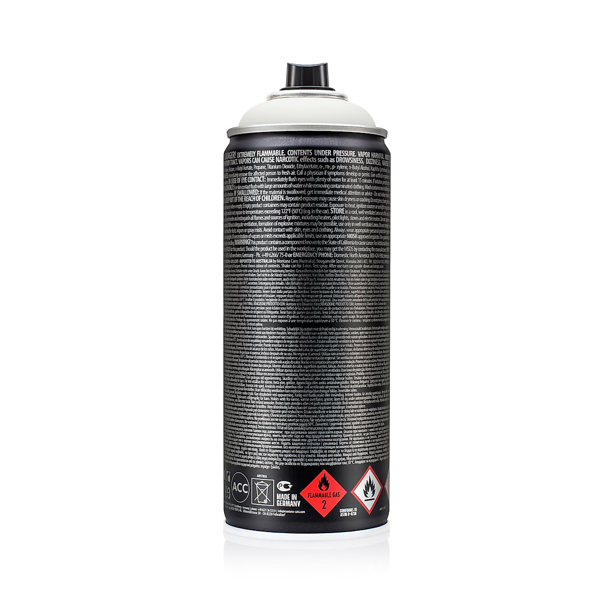 Montana Cans BLACK Spray Paint, 400ml, Jaws
