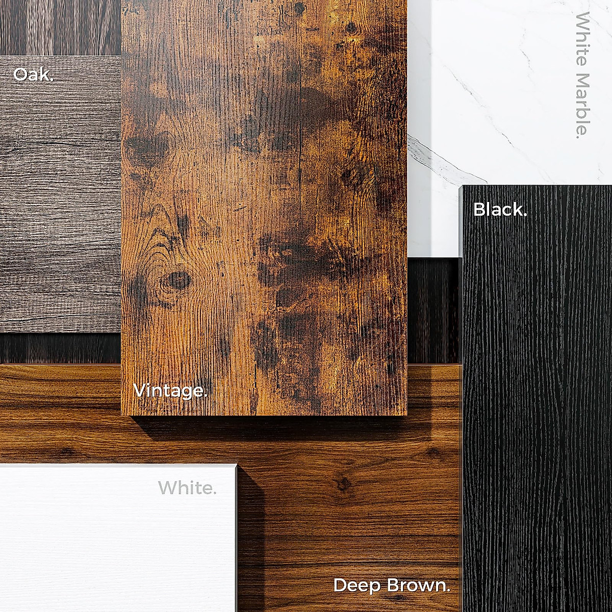 Coleshome 40 Inch Computer Desk, Modern Simple Style Desk for Home Office, Study Student Writing Desk, White