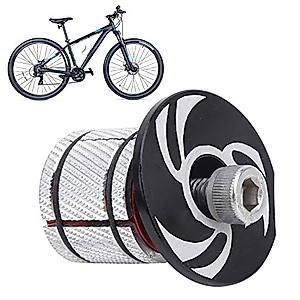 Headset Screw, 2 Colors Durable Aluminium Alloy Expansion Screw, for Mountain Bike Folding Bike Road Bike Bike(Black)