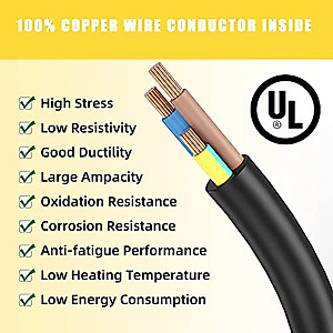 S7 50 to 30 Amp RV Adapter,1.8FT 4 Prong 30 Amp to 50 Amp RV/EV Adapter Cord, L14-30P Locking Male Plug to 14-50R Female