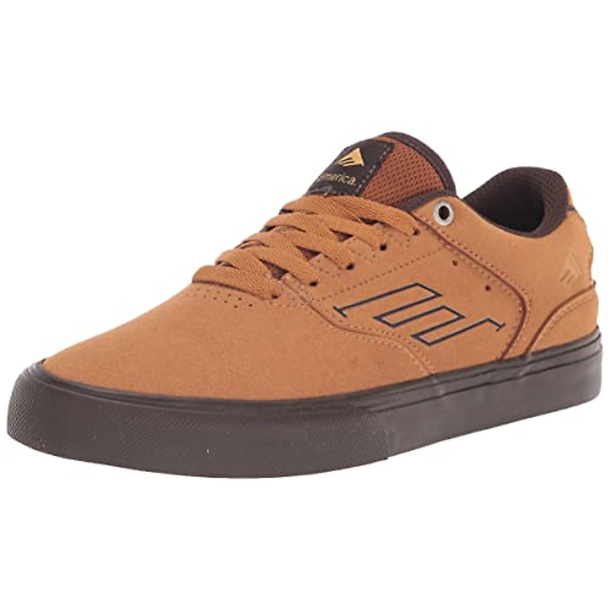 Emerica Men's Skate Shoe, Tan/Brown, 14