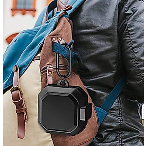 OTOPO Lock Case for Samsung Galaxy Buds 2 Pro/Galaxy Buds 2/Galaxy Buds Pro/Galaxy Buds Live Case with Cleaning Kit Men Women Protective Case Cover for Samsung Earbuds Case - Black