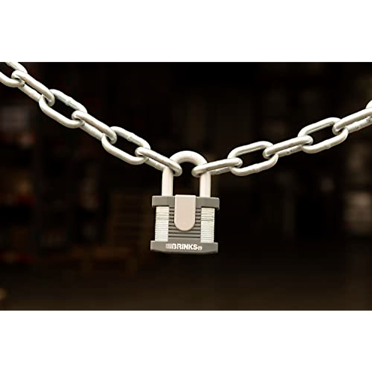 BRINKS - 50mm Commercial Laminated Steel Keyed Padlock, 6-Pack - Solid Steel Body with Boron Steel Shackle