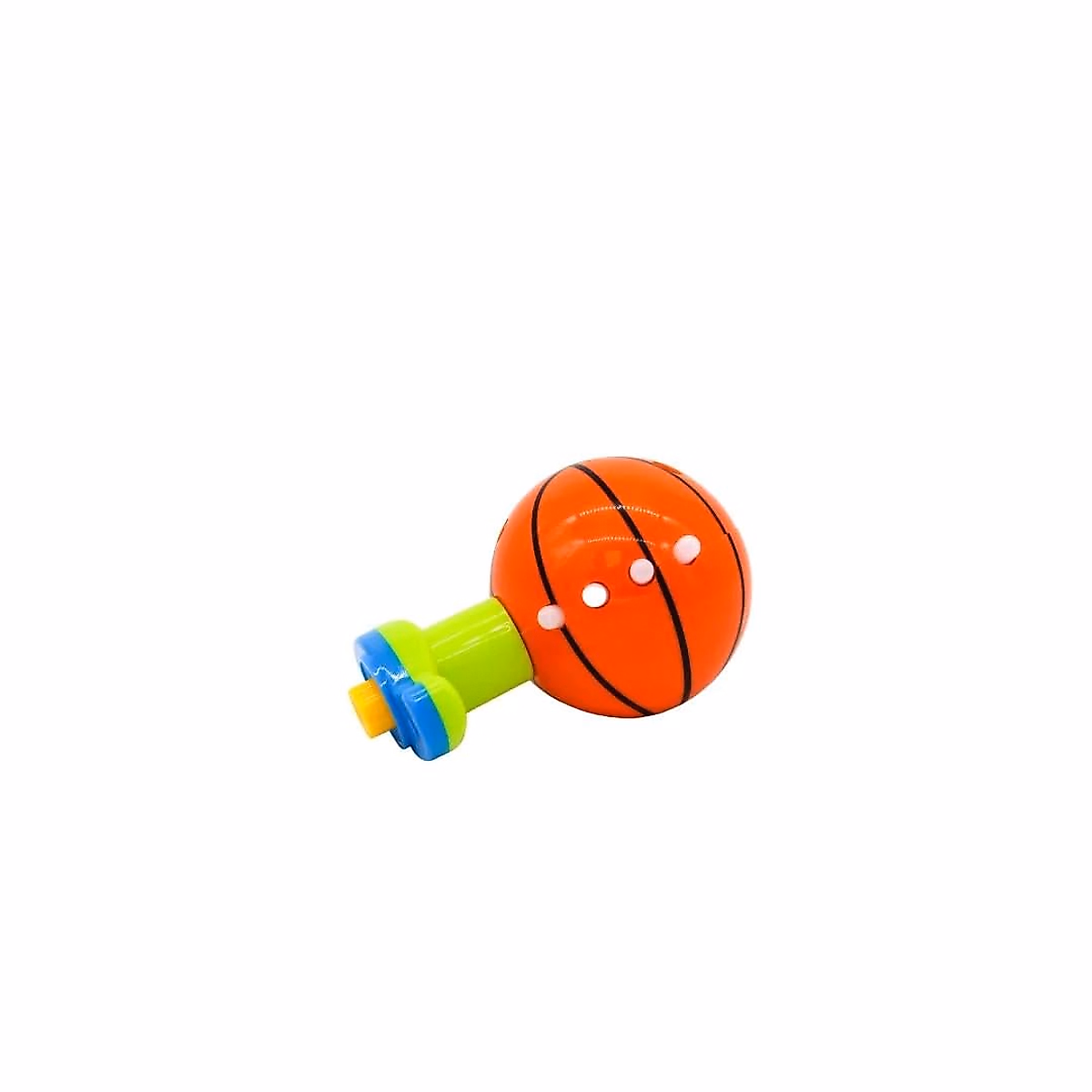 Mardi Gras Spot Spinning Top Basketball with LED Lights & Music (Each)