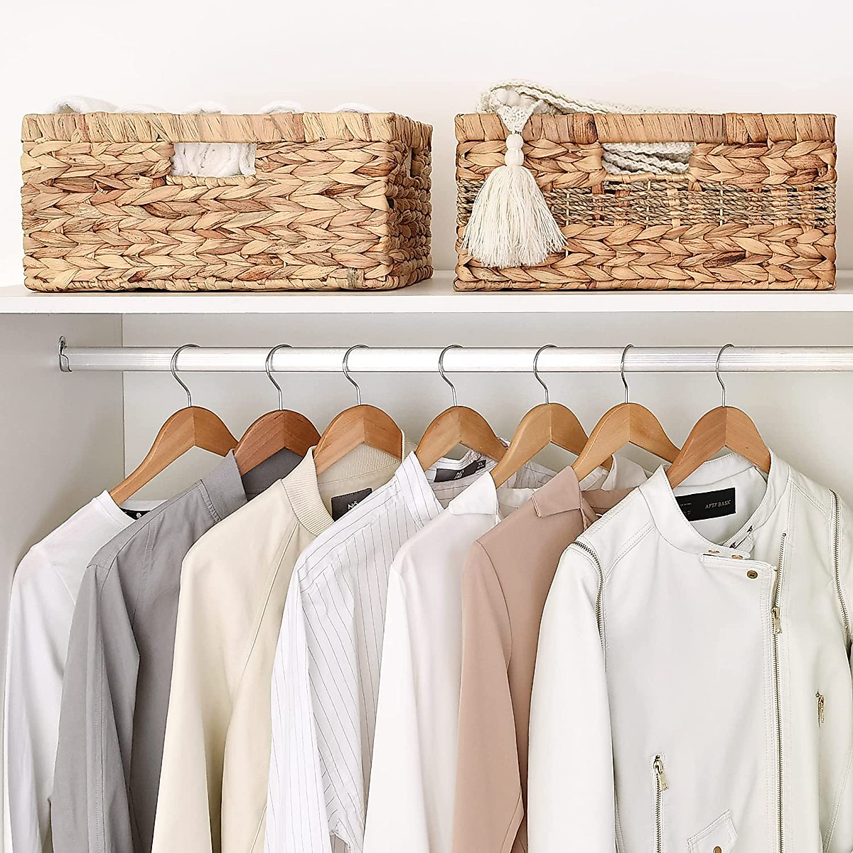 StorageWorks Wicker Baskets Set