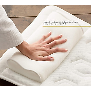 ProCore Products Luxurious Full Body Bath Pillow - Ultimate Comfort, Supportive Bath Cushion for Tub Adults - Plush Neck and Extra Seat, Great for Soaking and Pain Relief, Easy to Clean