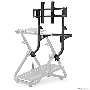 Extreme Sim Racing Tv Stand Add-on Upgrade for Wheel Stand SXT V2 - Fits only SXT V2 - Suitable for TV sizes up to 50"
