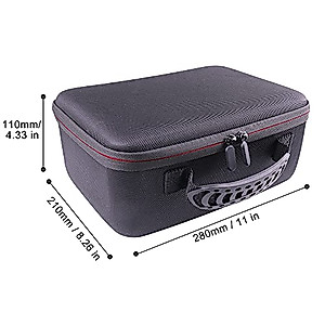 Evanice Hard Case with Customizable Foam Insert, 11 x8.26 x4.33 inch Hard Sided Camera/Digital Case EVA Shockproof Outdoor case, Suitable for Small Drone, Camcorder,Pistol, Action Camera, and Others
