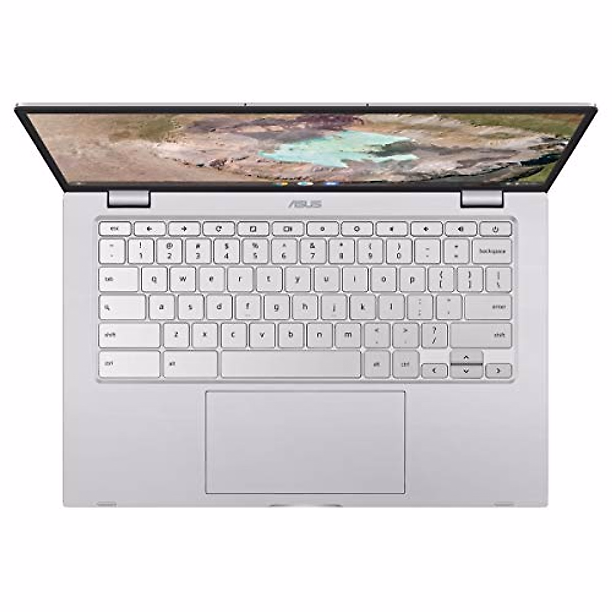 ASUS Newest 14" FHD Chromebook Laptop, Intel Core m3-8100Y(up to 3.4 GHz), 320GB Space(64GB eMMC+256GB Card), 8GB RAM, Webcam, WiFi, USB, Bluetooth, Backlit Keyboard, Chrome OS, Silver, JVQ MP