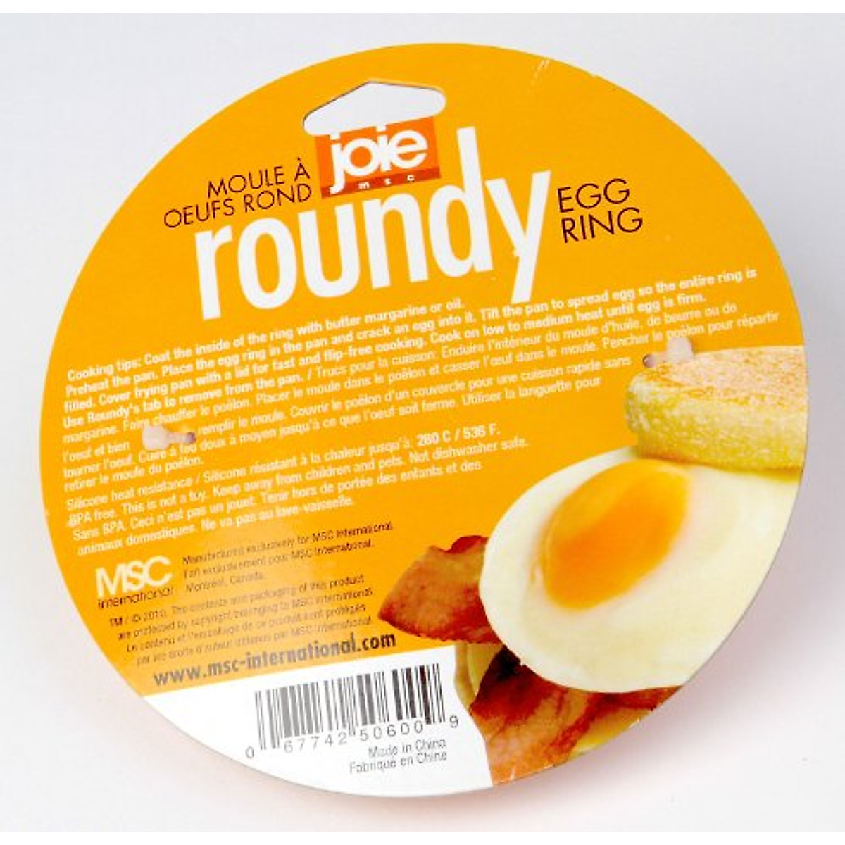 MSC International Jo!e Roundy Egg Ring Forms, 2-Pack