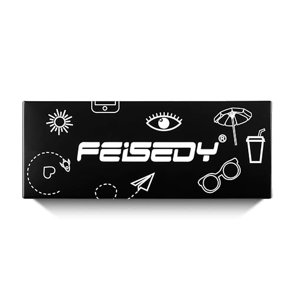 FEISEDY Classic Polarized Square Sunglasses Men Women UV Protection Sun Glasses Cycling Driving Sports Glasses B2234