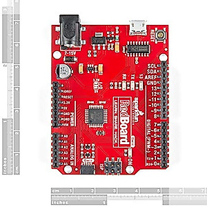 SparkFun RedBoard Qwiic and Qwiic Cable Kit Bundle - ATMega328P Compatible with Arduino Qwiic Connector & CH340C Serial-USB Converter IC Breadboard R3 Footprint microcontroller Improved Reset Button