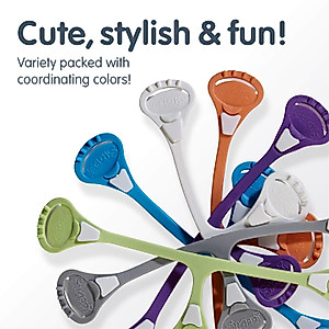 [Toddler Size 3-Pack] Snappi Cloth Diaper Fasteners - Replaces Diaper Pins - Use with Cloth Prefolds and Cloth Flats