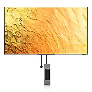 SAMSUNG QN85QN800BFXZA 85" 8K QLED Quantum Mini LED HDR Smart TV with an Austere 5S-PS8-US1 V-Series 8-Outlet Power w/Omniport USB (2022)