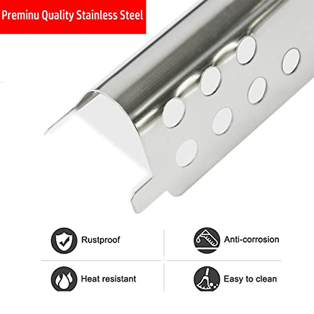 FIRXZYMZ Replacement Parts Kit for Charbroil Performance 5 Burner 463347519, 475 4 Burner 463347017 463673017 463376018P2, Heat Plates Burner Grills Adjustable Crossover Tube