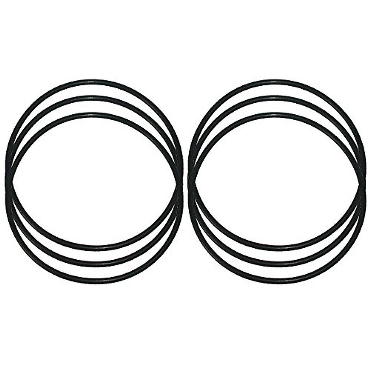 KleenWater O-Rings, Compatible with Whirlpool WHKF-DWHV, WHCF-DWHV, WHCF-DWH, WHKF-DWH & WHKF-DUF Water Filters, Set of 6 Value Pack