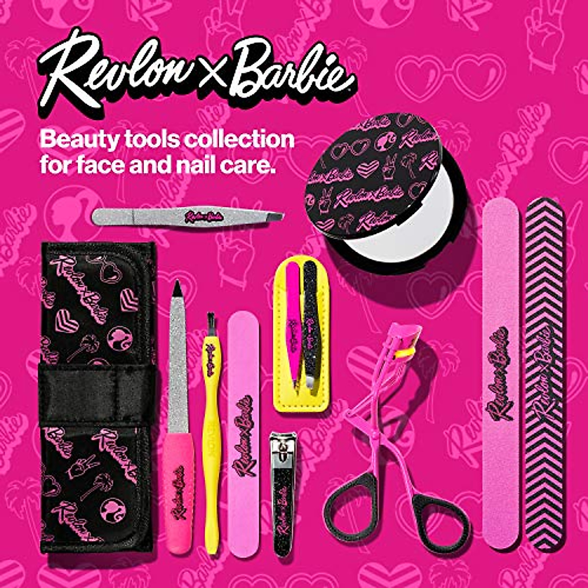 Revlon x Barbie Eyelash Curler with Gently Rounded Pad, For All Eye Shapes, Longlasting Lash Curls