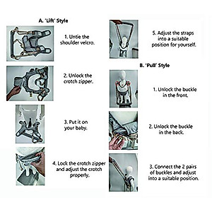 UBRAVOO Handheld Baby Walker Kids Toddler Walking Baby Toys Adjusted Baby Learning Walker Harness Keeper Walking Belt Walk Assistant,Great Gift for 7-24 Months Baby, Blue