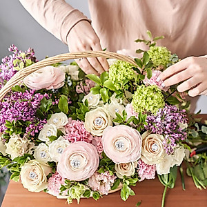 100 Pcs Diamond Pins for Flower Bouquet 2 Inch Corsage Pins Rhinestones Flower Pins Straight Pins for DIY Crafts Crystal Bouquet Holder for Wedding