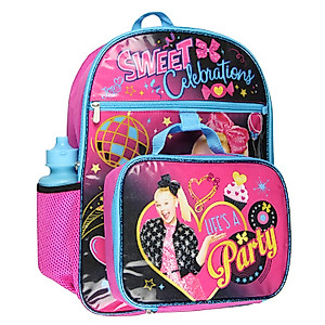 Nickelodeon Jojo Siwa Life's A Party Sweet Celebrations Graphic Backpack 5 PC Mega Set