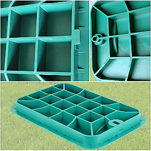 DVECUE Sprinkler Valve Box Cover Outer Diameter 12x17 Inch Irrigation Control Valve Box Replacement Lid Rectangular One Pieces