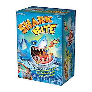 Pressman Shark Bite with Let's Go Fishin' Card Game (Amazon Exclusive)