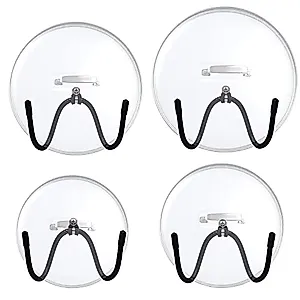 YYST Cabinet Door Pot Lid Rack Pot Lid Holder Organizer for Kitchen Wall - Fit Standard Lids 5-10 Inches (4)