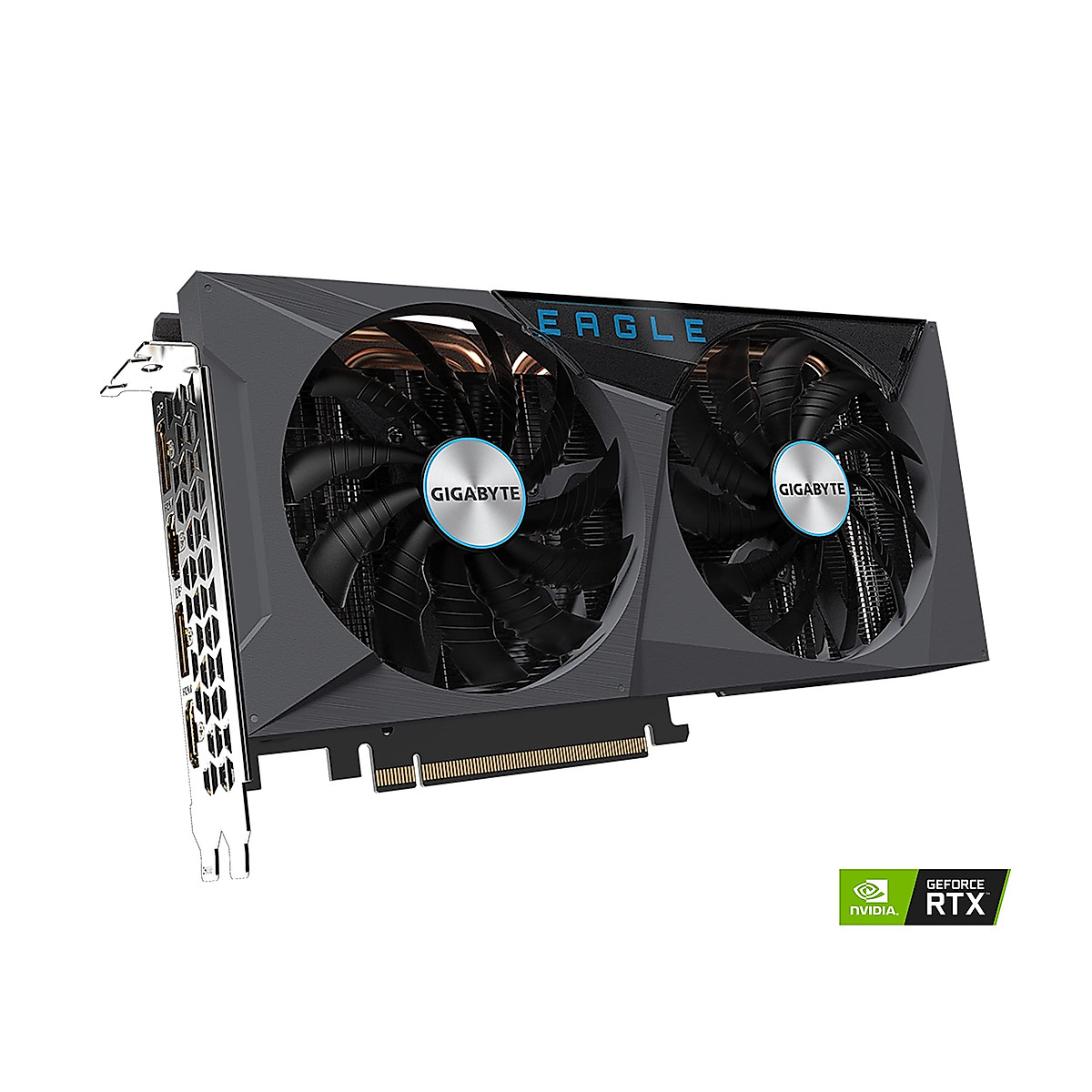 GIGABYTE GeForce RTX 3060 Eagle OC 12G (REV2.0) Graphics Card, 2X WINDFORCE Fans, 12GB 192-bit GDDR6, GV-N3060EAGLE OC-12GD Video Card
