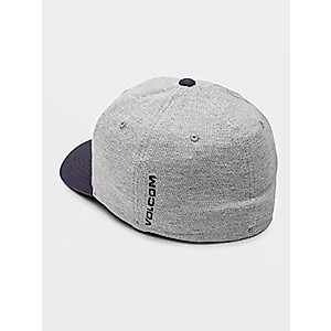 Volcom Men's Full Stone Heather Xfit Hat, Navy Combo, Large/X-Large