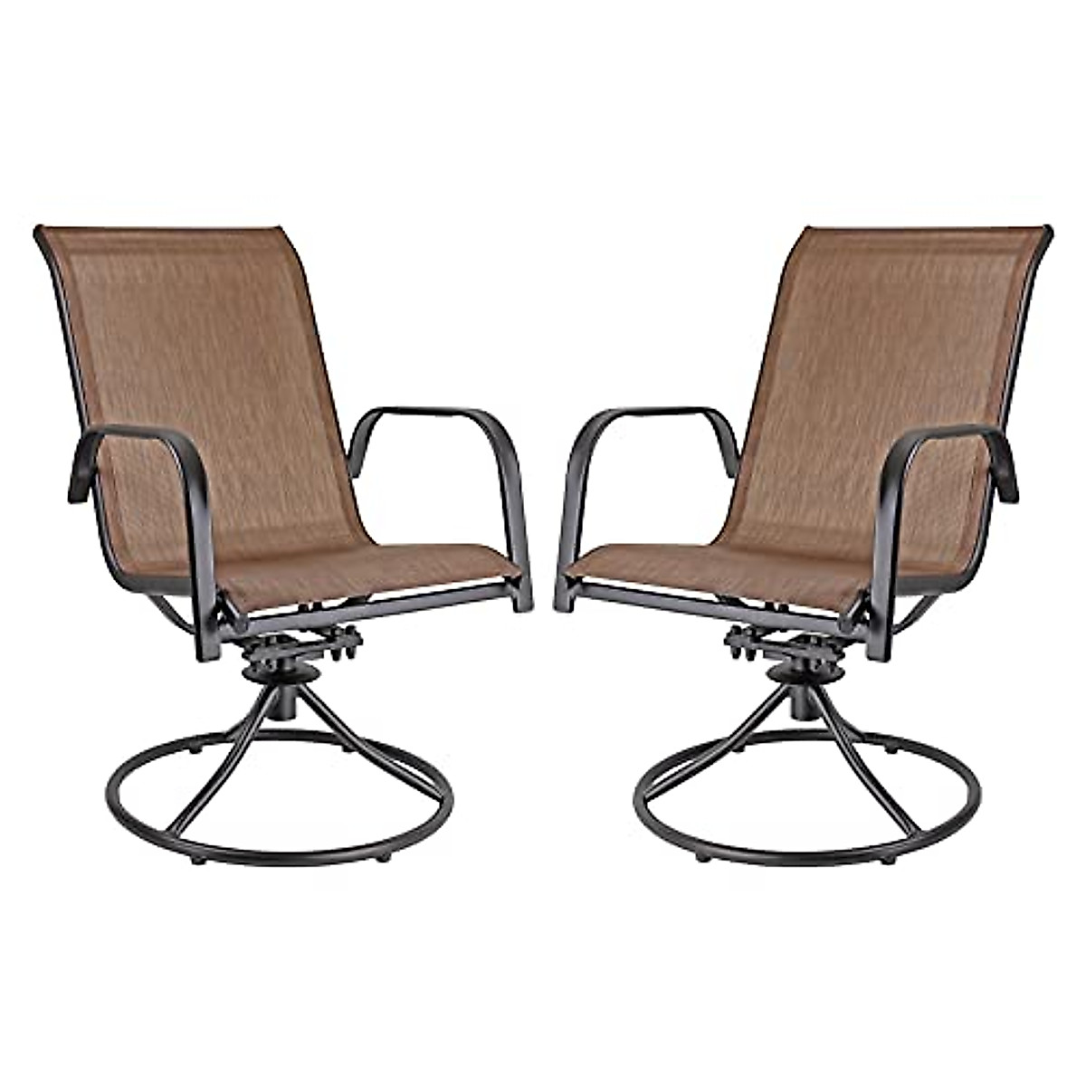 Sienna Swivel Rocker (SET OF 2) Espresso Finish 'Brown'