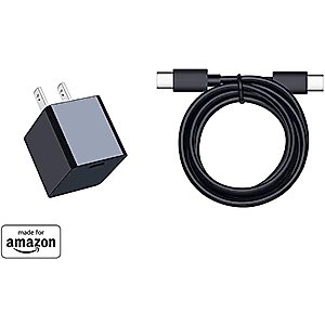 All-New, Made For Amazon, 15W Type-C Wall Charger with USB-C Cable