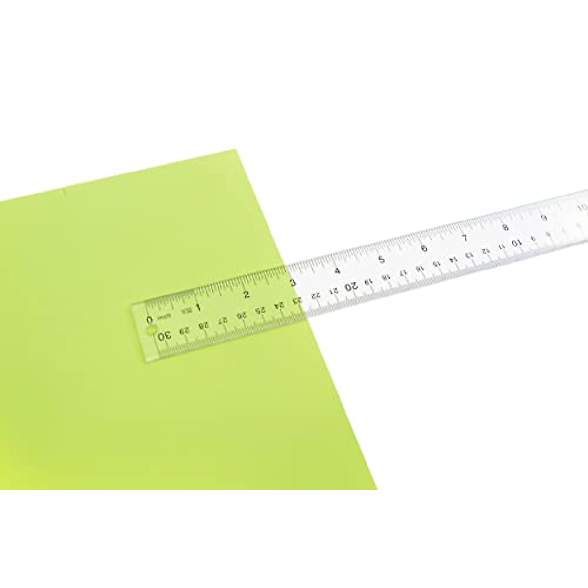 Westcott Clear Flexible Acrylic Ruler, Acrylic, 12 In, Metric