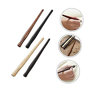 COHEALI 4pcs Wooden Dip Pen Holder Dip Pen Nib Holder Comic Drawing Pen Oblique Pen Holder Wood Pencil Holder Set Calligraphy Penholder Dip Penholder Writing Accessory Bevel Comic Pen