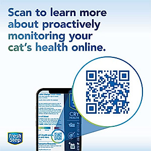 Fresh Step Crystals Health Monitoring Cat Litter, Color-Changing Litter Helps Detect Irregularities in Cat Urine, Controls Odor for 30 Days, 7 lb. Bag
