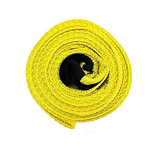 HFS (R) Yellow Tree Saver, Winch Strap, Tow Strap 30,000 Pound Capacity (3X20FT)